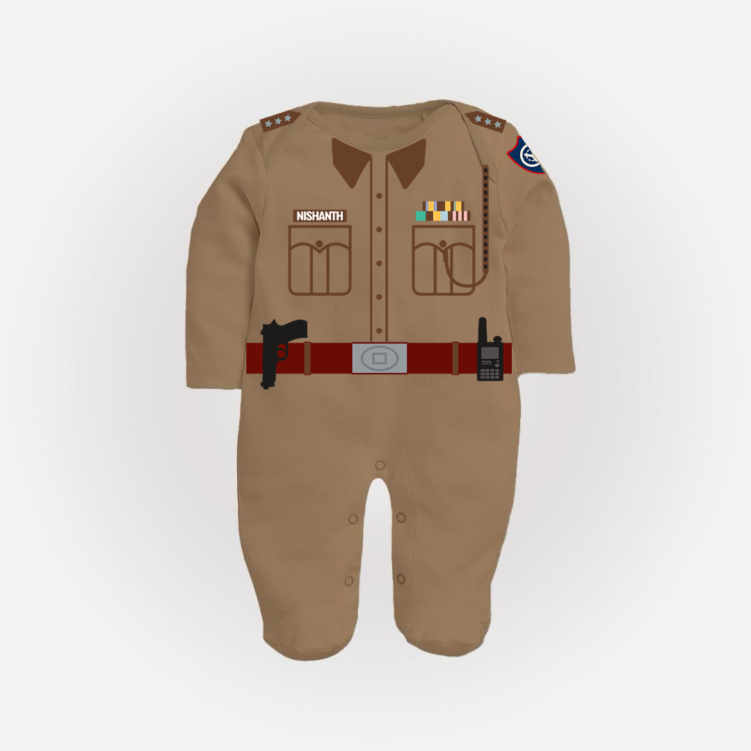 Little Officer Sleep Suit | Custom Sleep Suit for Your Future Hero ...