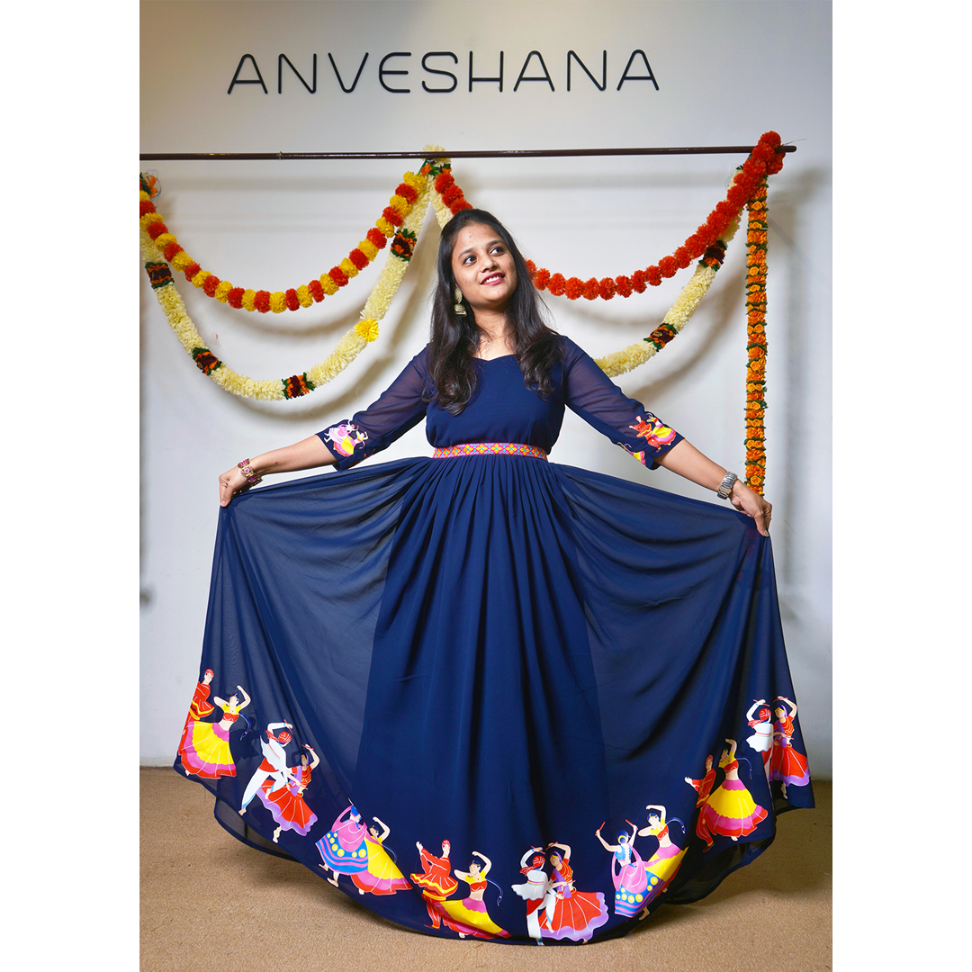 Ghoomar Dress For Navaratri – Anveshana Clothing