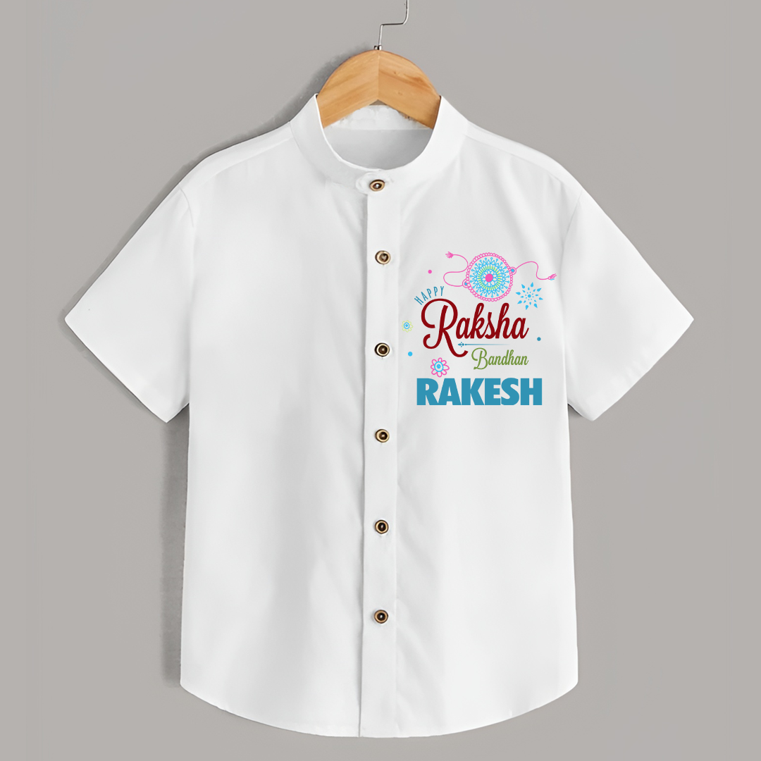 BabyÕs Raksha Bandhan Shirt | Happy Rakhi Theme Outfit – Anveshana Clothing