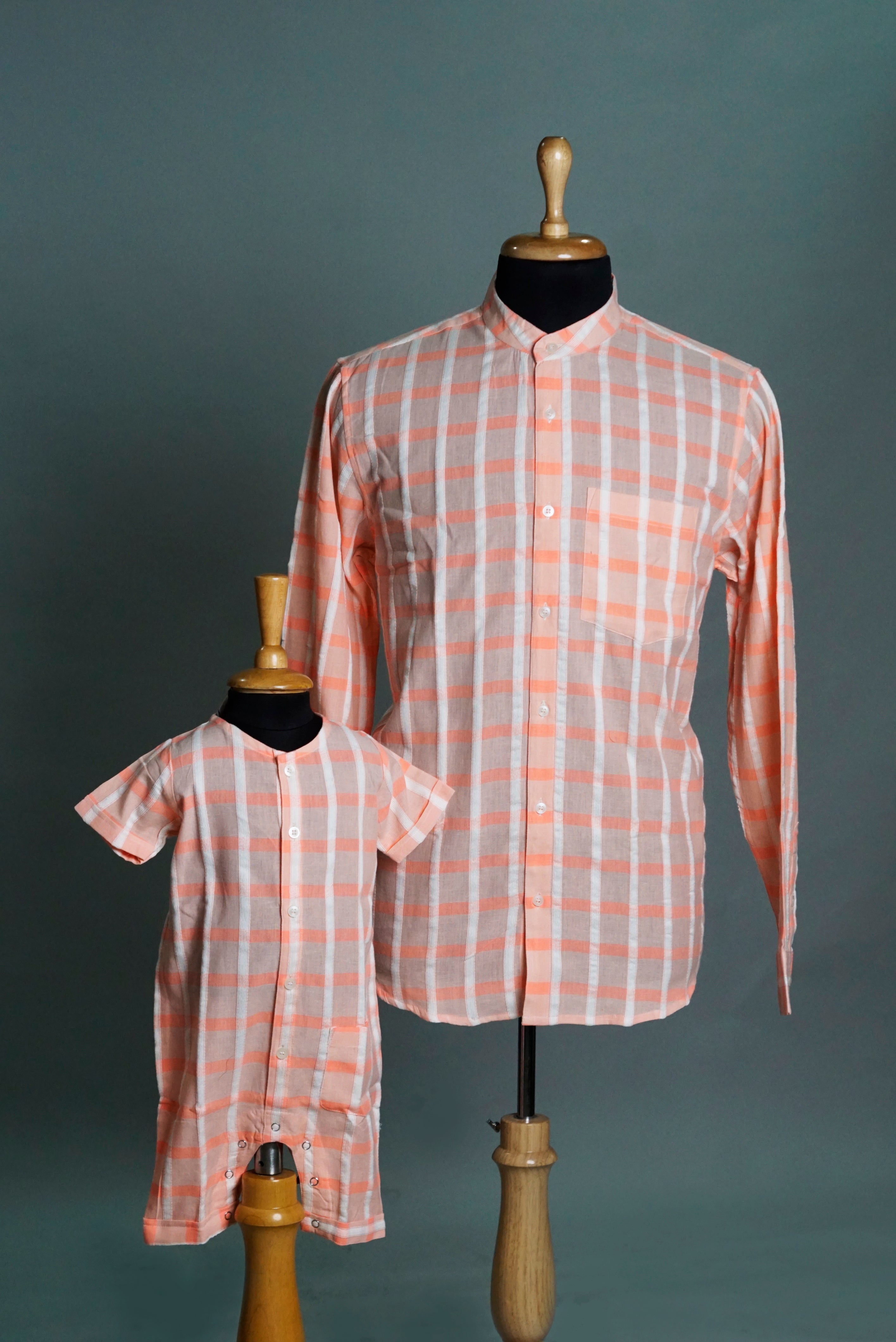 Pink Dad & Son Combo – Anveshana Clothing