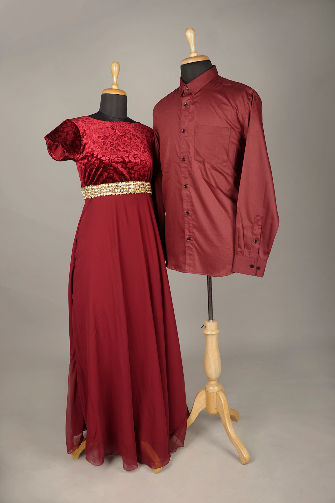 Red Theme Couple Combo Matching Set – Anveshana Clothing